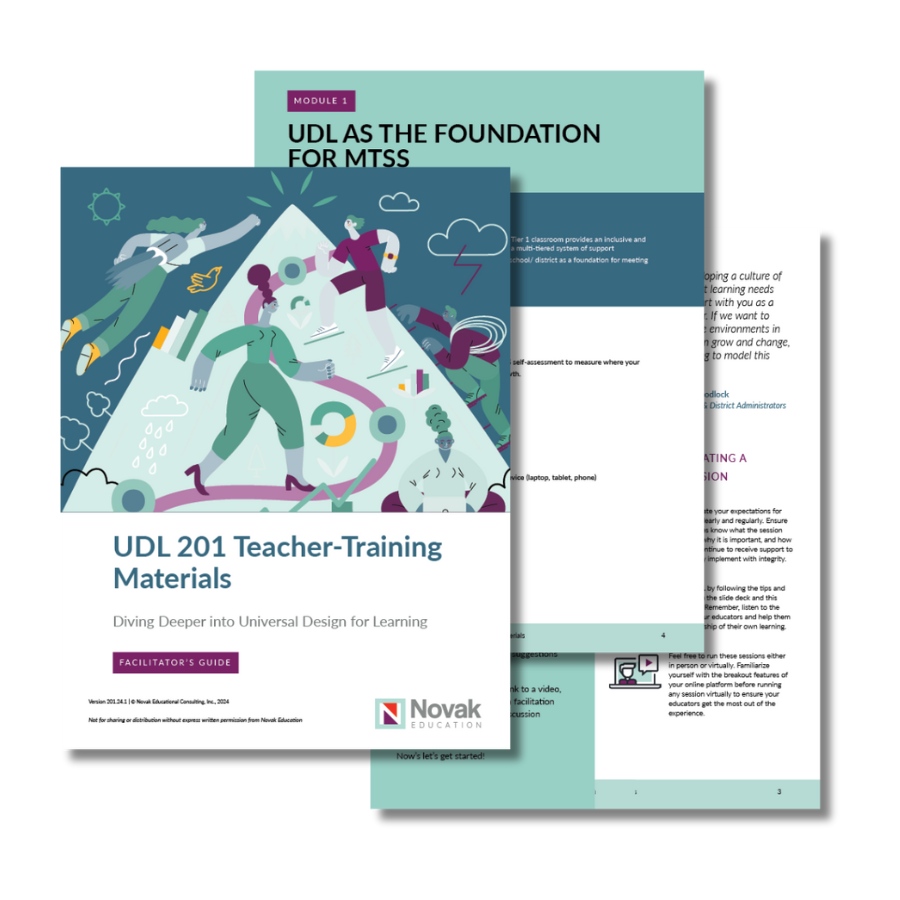 UDL Training Materials: Successfully Implement UDL in Your District