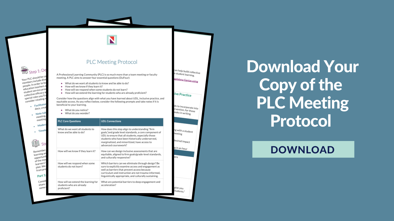 PLC Meeting Protocol, Free Resource Download for Your Next PLC Meeting