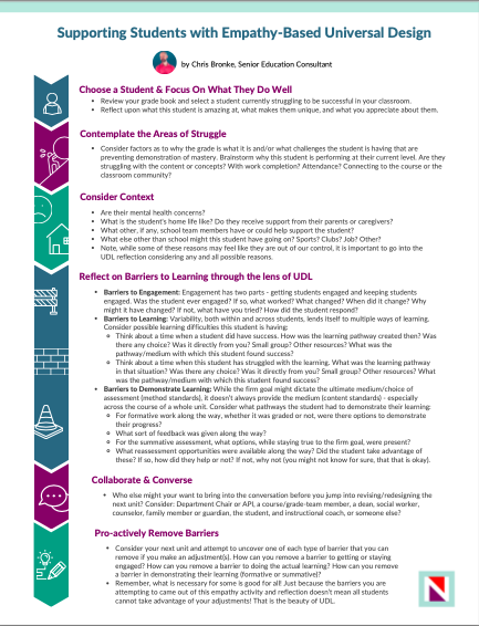 Removing Barriers With Empathy: Resource for Teachers