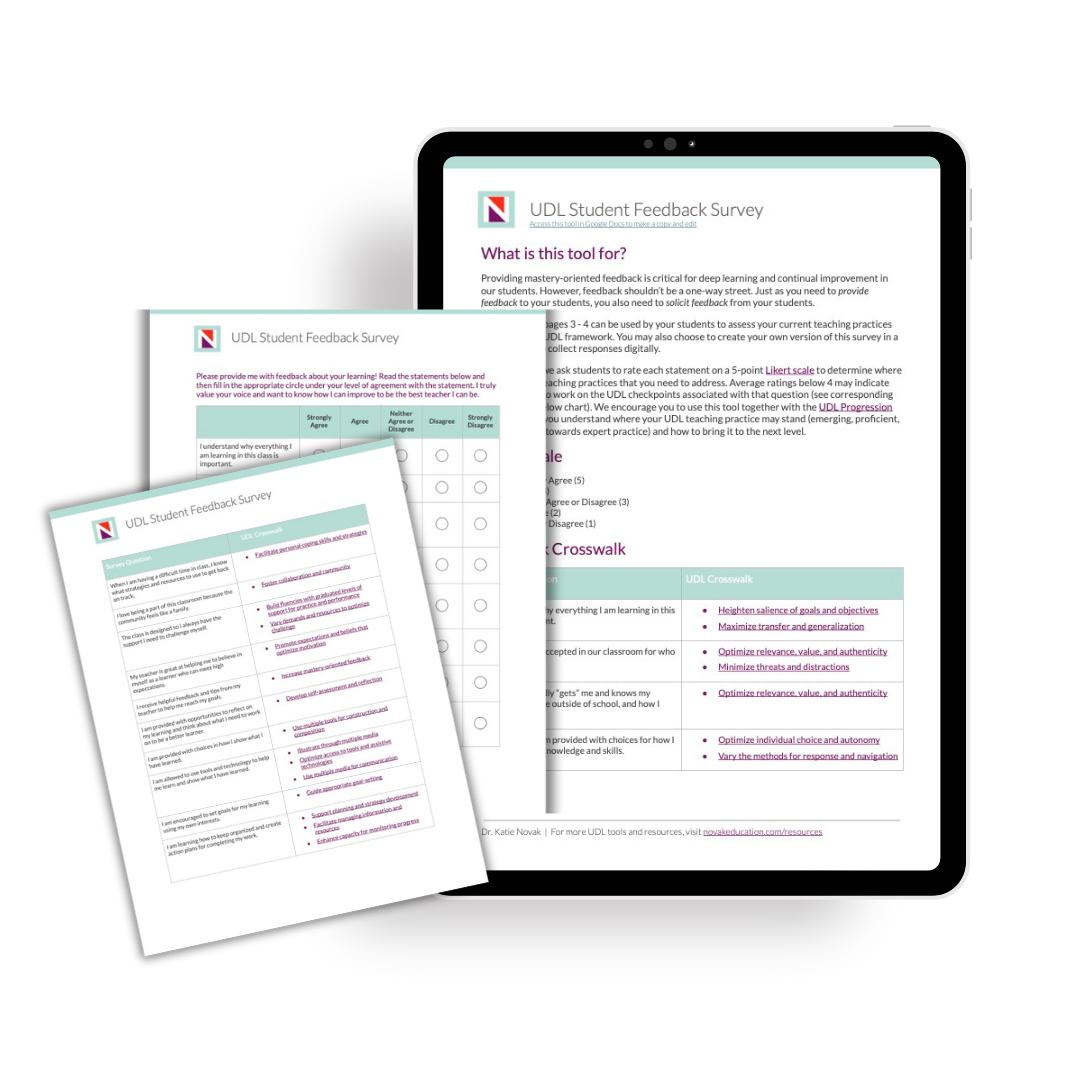 Free UDL Resources: Tools for Implementing Universal Design for Learning